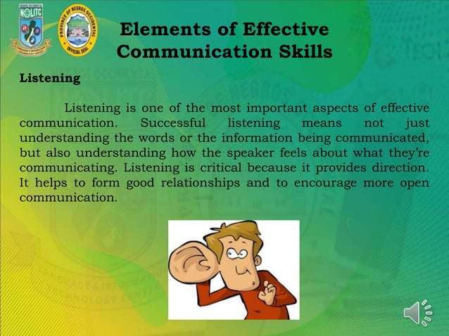 Basic participate in work place communication-LO1 effective ...