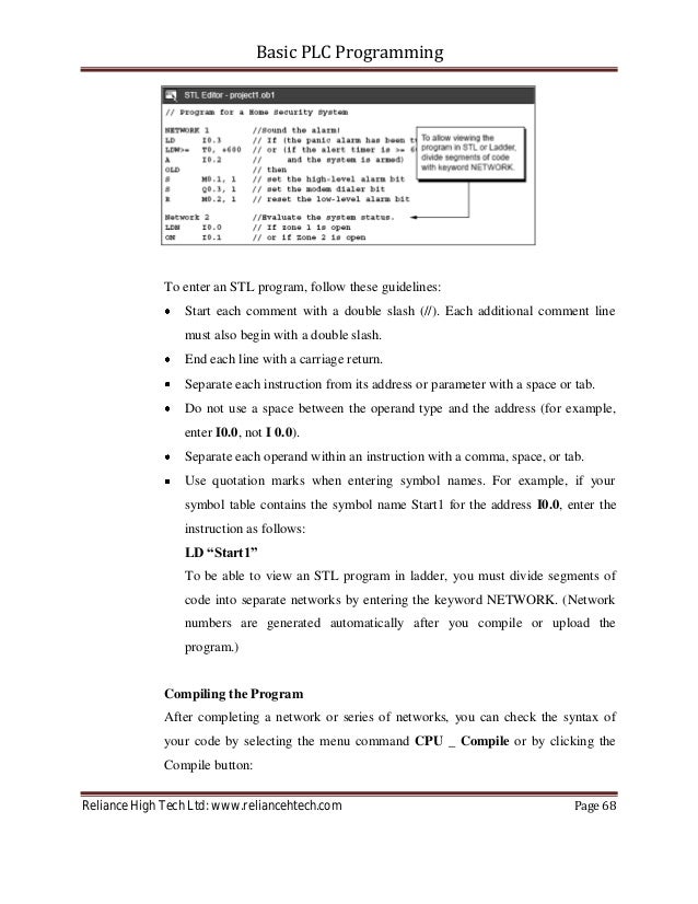 Basic plc-programming