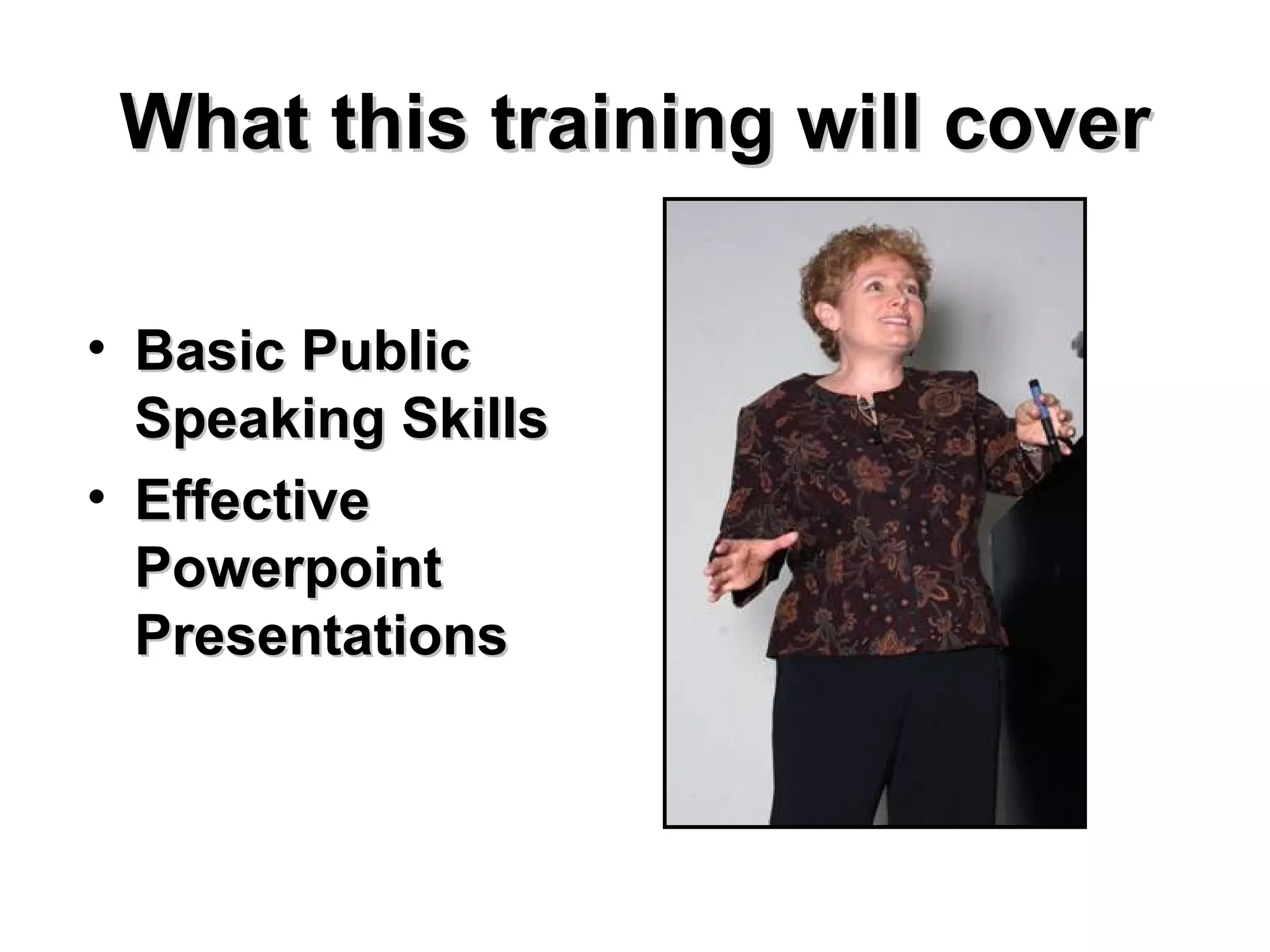 Basic Presentation Skills | PPT