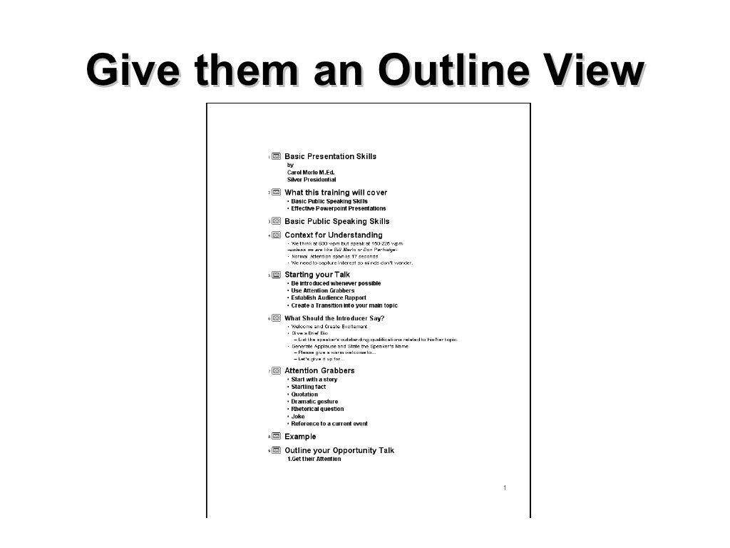 Basic Presentation Skills basic-presentation-skills