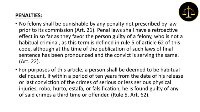 BASIC-PRINCIPLES-OF-PHILIPPINE-CRIMINAL-LAW.pptx | Crime & Harmful Acts ...