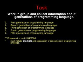 Basic Programming Concept | PPT | Programming Languages | Computing