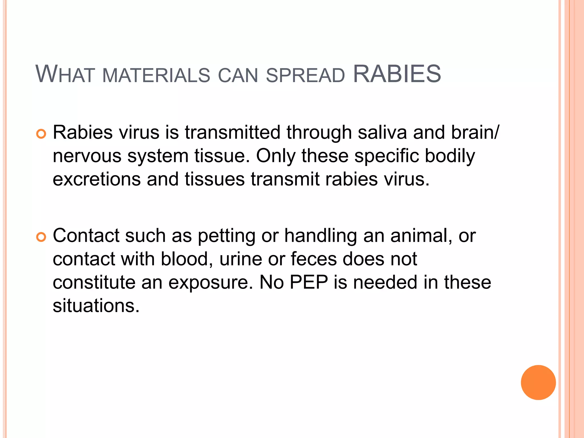 Basic rabies-for-dep ed | PPTX | Infectious Diseases | Diseases and ...