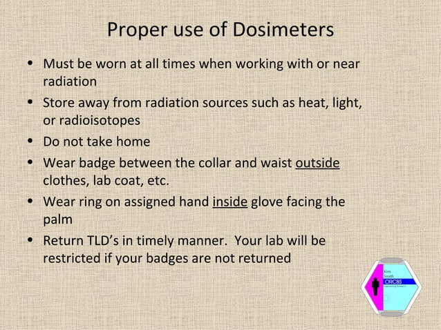 Basic Radiation Safety | PPT