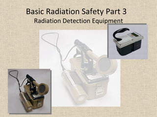 Basic Radiation Safety | PPT