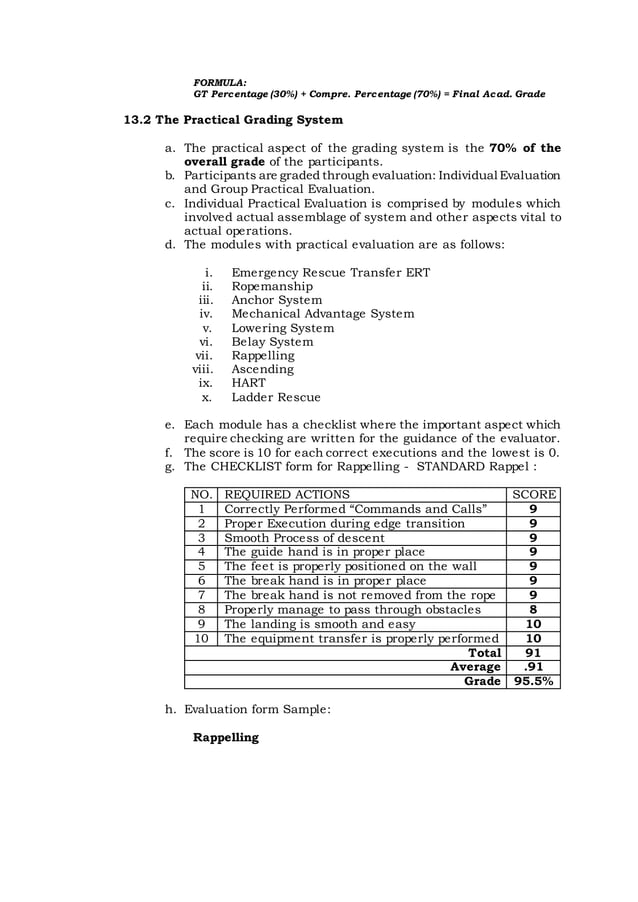 Basic rope-rescue-technique-course-guidelines | DOCX | Educational ...