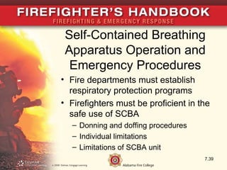 SELF CONTAINED BREATHING APPARATUS LECTURE | PPT