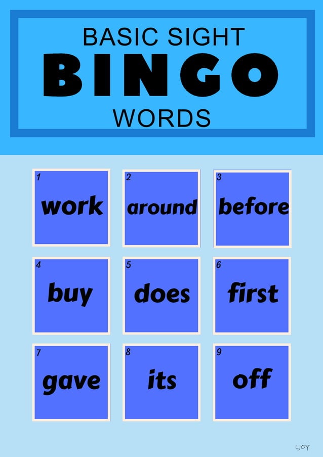 BASIC-SIGHT-WORDS-BINGO.pptx