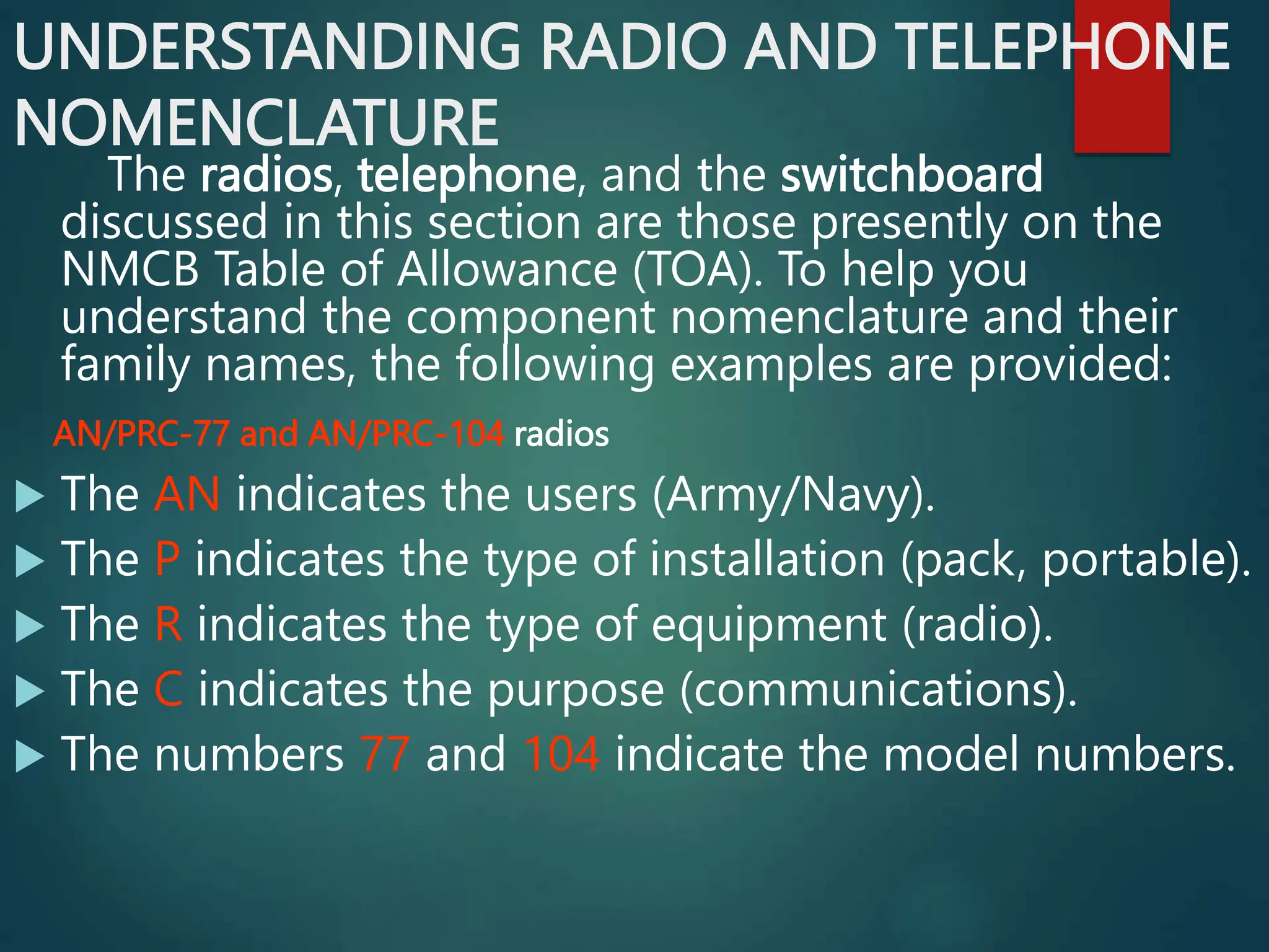 Basic-Signal-Communicationin the Army for Communication | PPT