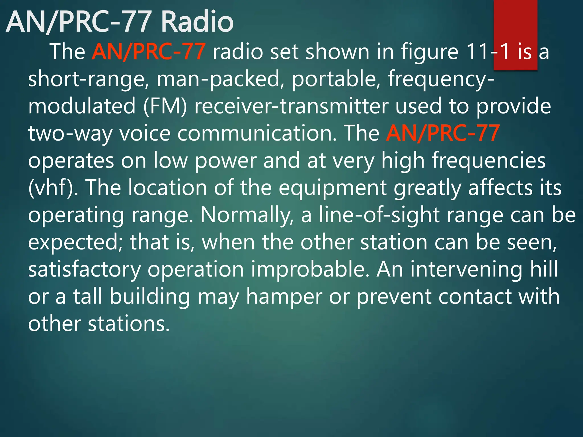 Basic-Signal-Communicationin the Army for Communication | PPT