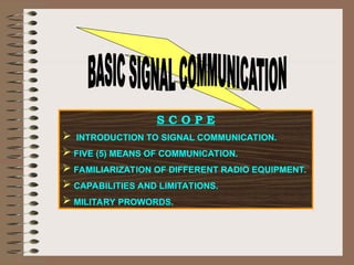 BASIC-SIGNAL-COMMUNICATION-MS-1.ppt jakxjska | PPT