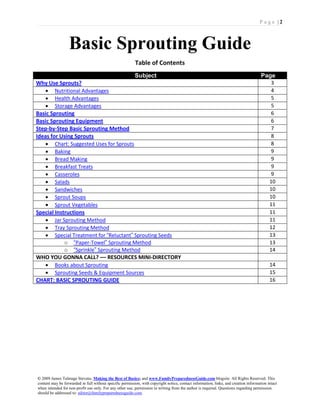 Basic sprouting-guide | PDF