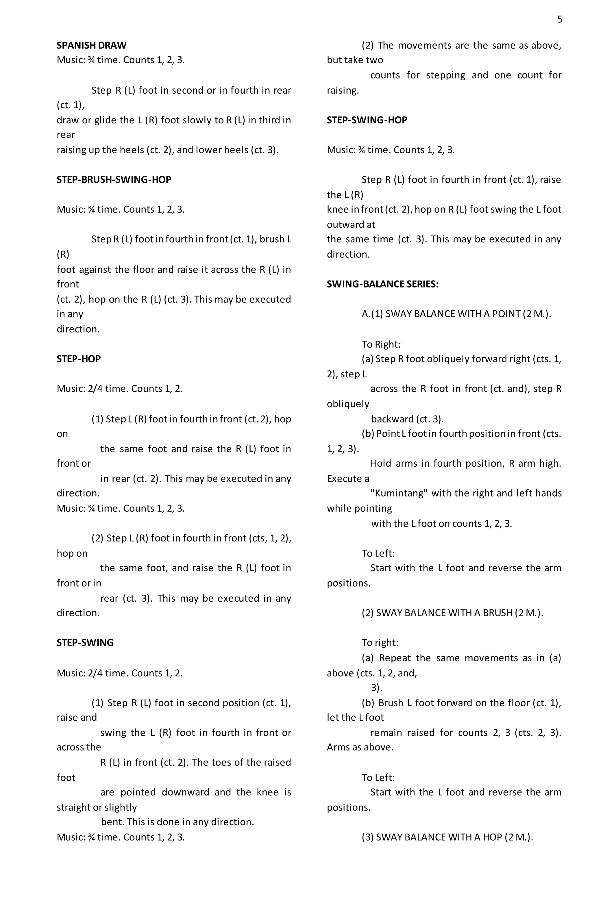 Basic step-of-folkdance | DOCX