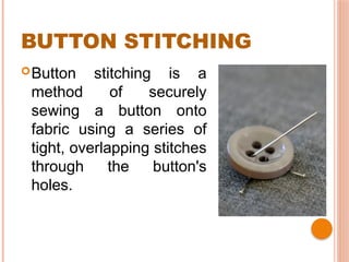BASIC-STITCHING (1) (1).pptx EDUKASYONG PANTAHANAN AT PANGKABUHAYAN | PPTX