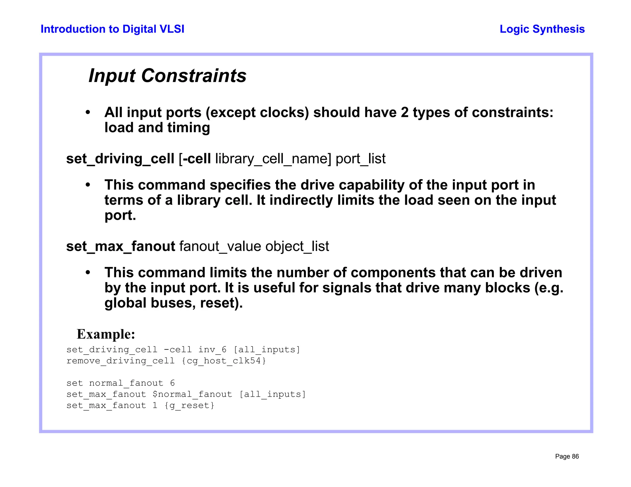 Basic Synthesis Flow and Commands, Logic Synthesis | PDF