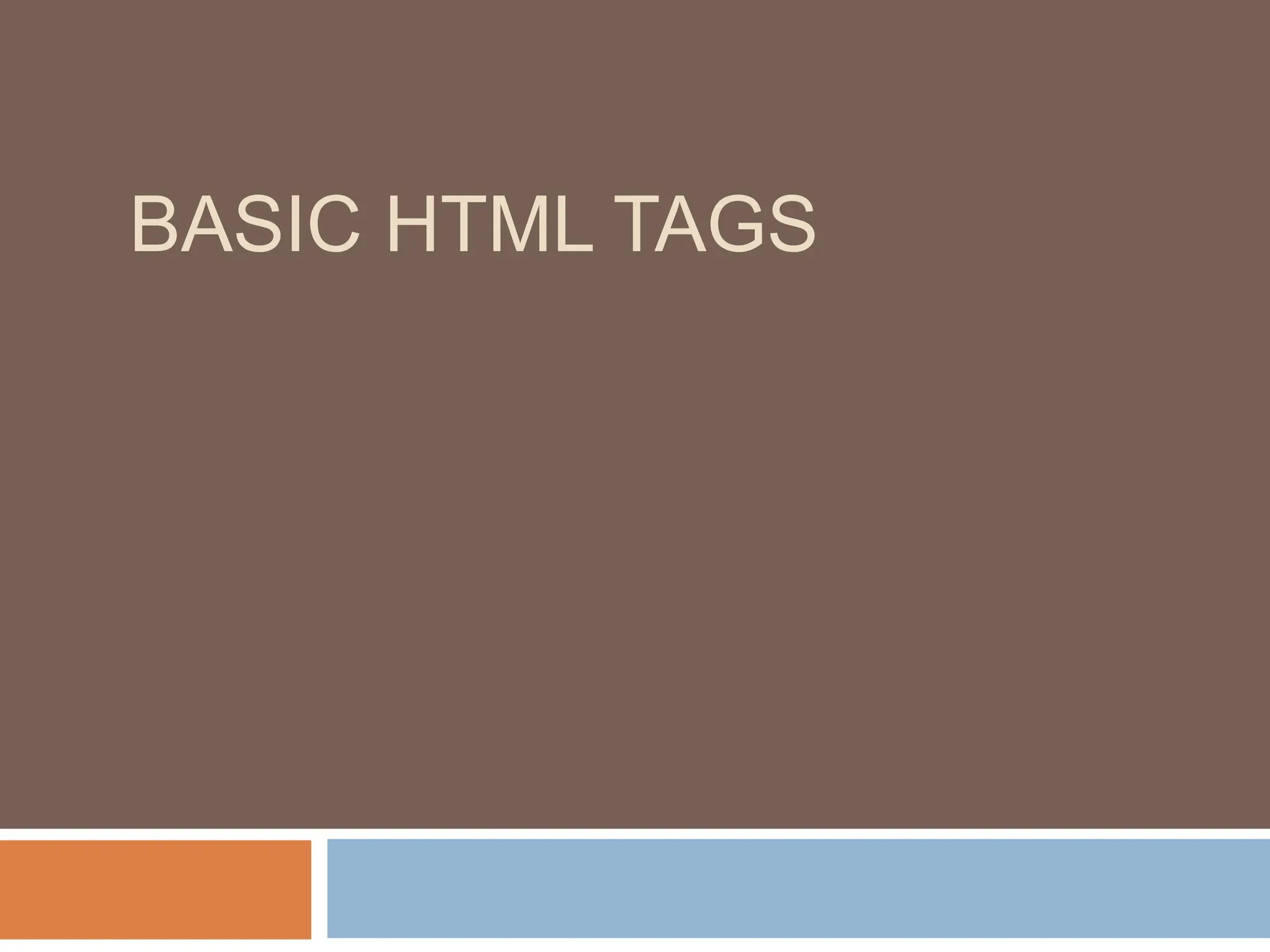 basic-tags.PPT