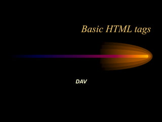 Basic HTML Tag For beginner(std-8)CBSC.PPT