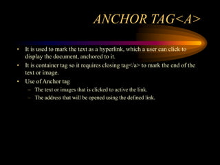 Basic HTML Tag For beginner(std-8)CBSC.PPT