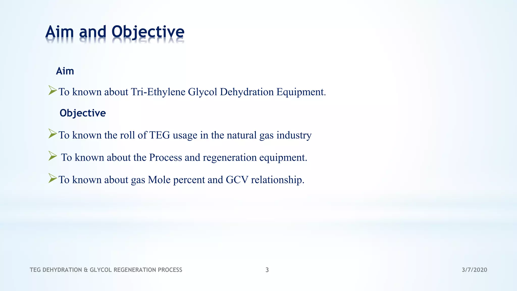 Basic-TEG Dehydration Glycol Regeneration Process | PDF