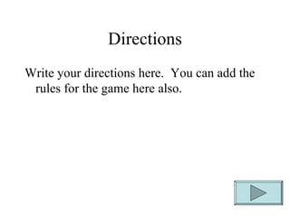 Basic Template quiz | PPT | Television | Entertainment
