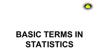 Basic-Terms-in-Statistics by Ronald Walpole 3rd Edition | PPT