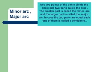 Basic Terms(Circles) | PPT