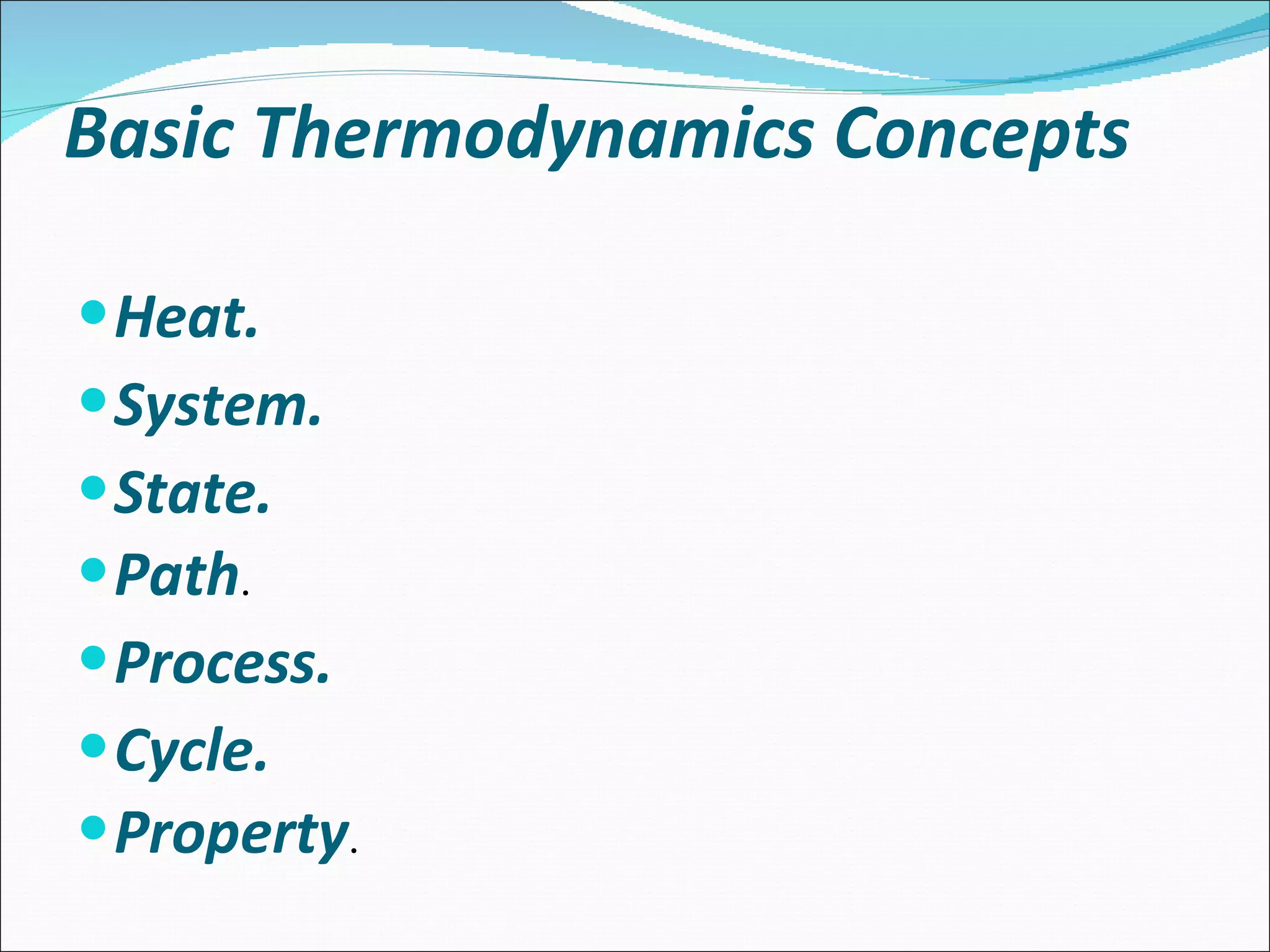 Basic Thermodynamics | PPT