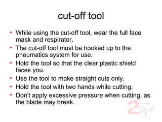 Basic Tool Use and Safety | PPT