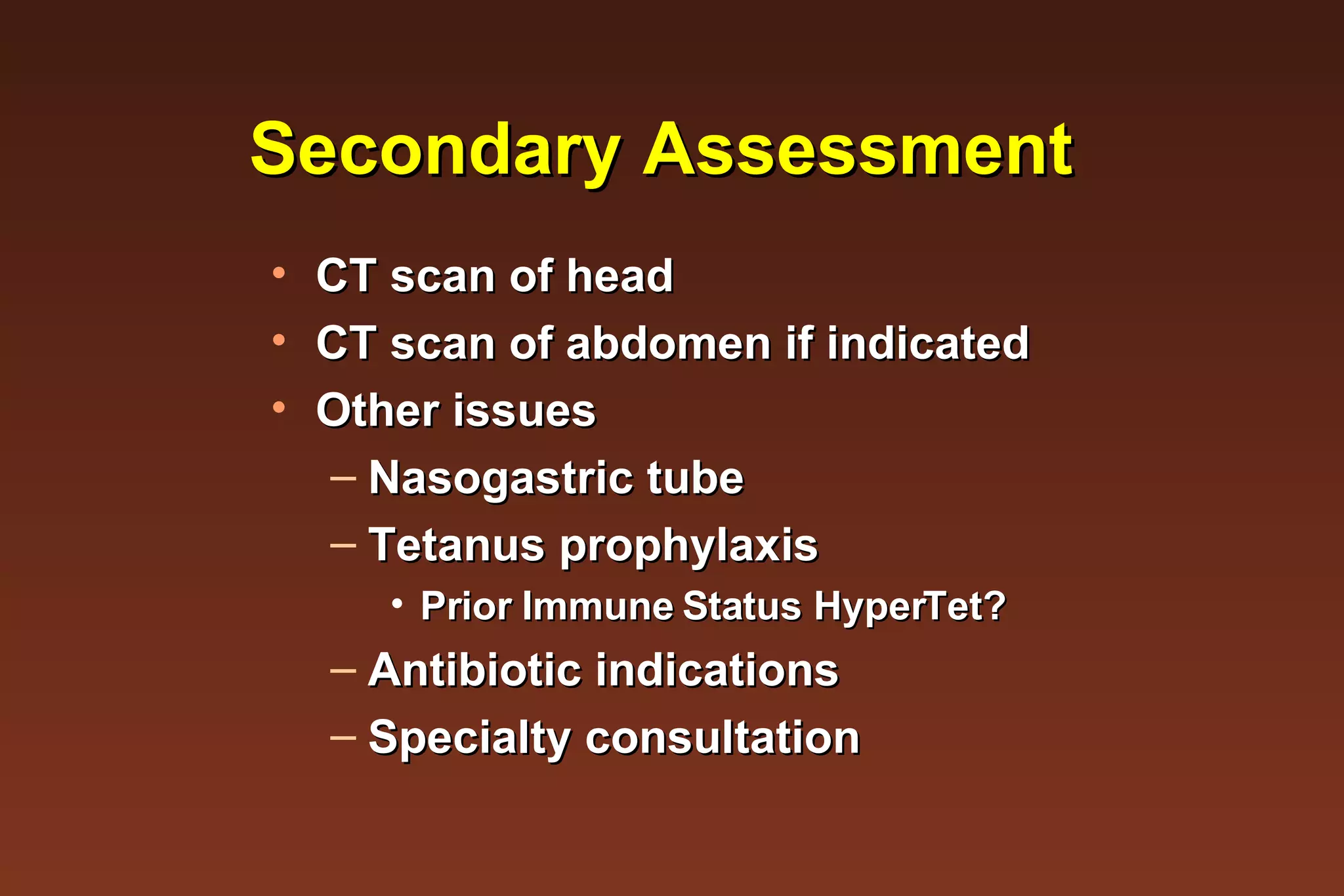 Basic Trauma And Burn Management | PPT