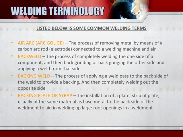 Basic welding | PPT | Chemistry | Science