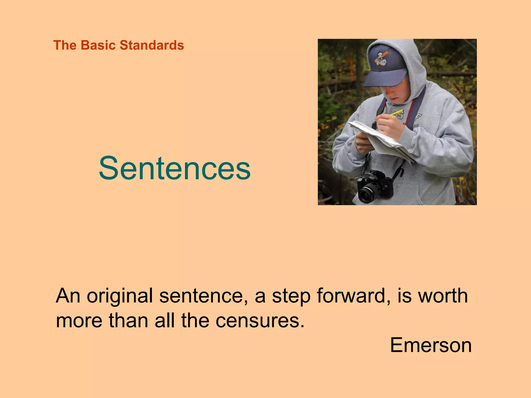 Basic Writing Standards for PHS | PPT
