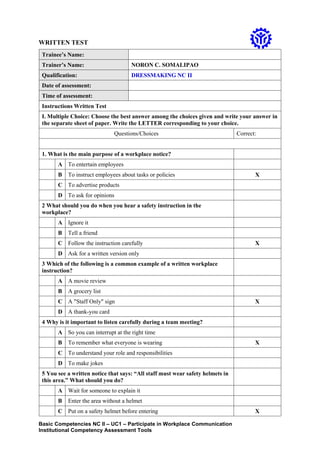 Basic competency in dressmaking and the world of science | PPT