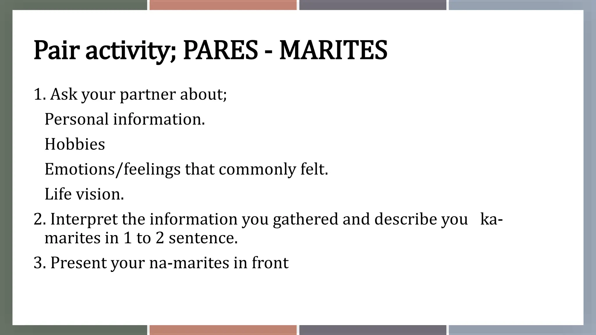 Basic Competency 1 to 3 (Participate Workplace Communication, Work in a ...