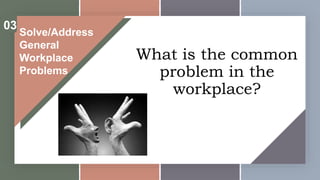 Basic Competency 1 to 3 (Participate Workplace Communication, Work in a Team Environment & Solve ...