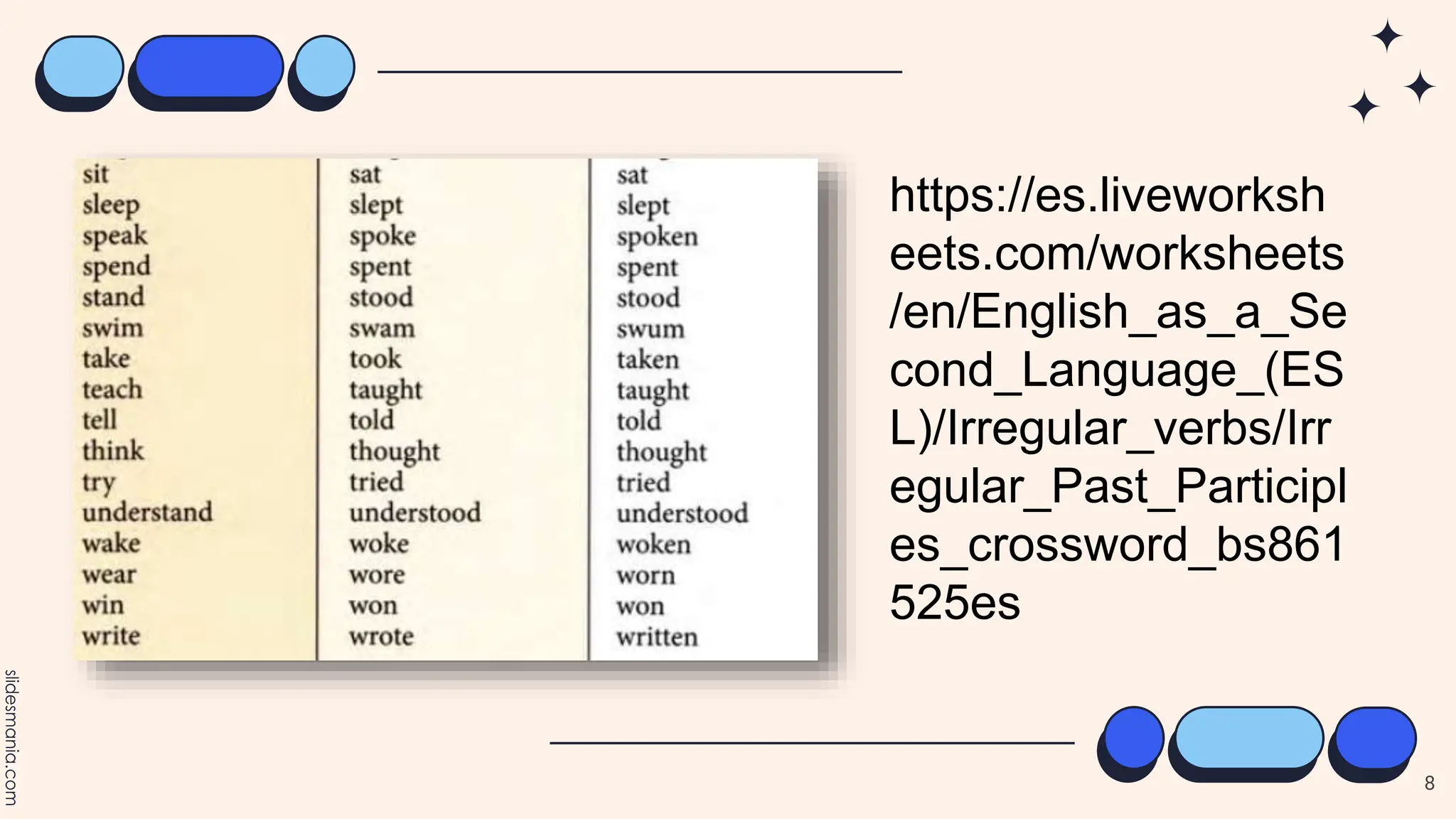 PRESENT PERFECT and Regular and irregular verbs | PPTX