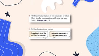 PRESENT PERFECT and Regular and irregular verbs | PPTX