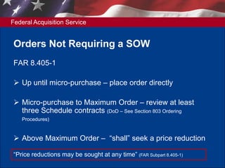 Leveraging GSA Schedules, SGA Advantage, DoD E-mail and FedBid | PDF ...
