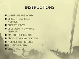 Basic 1 classroom language | PPT