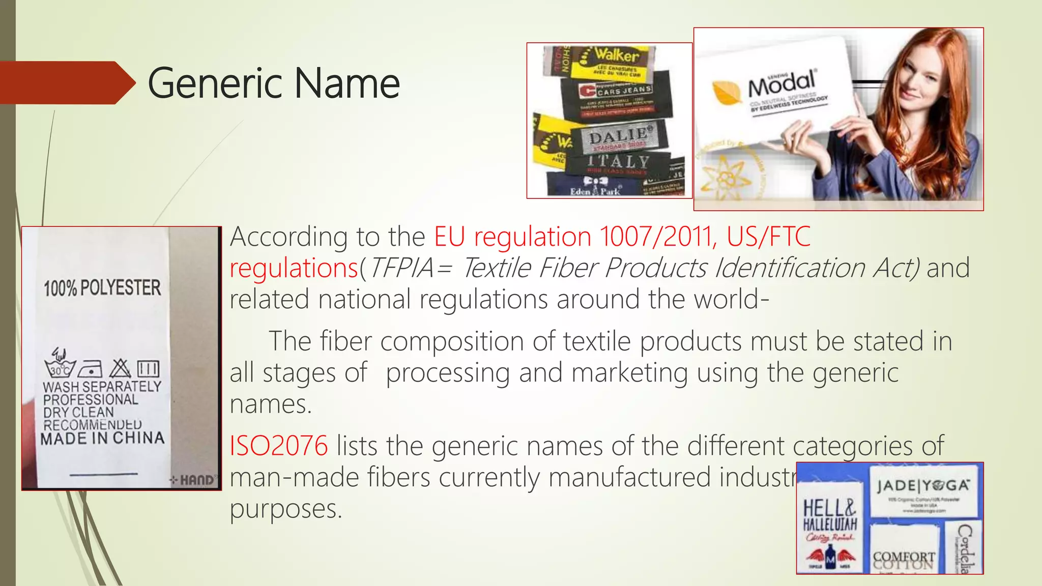 Basic concept of man made fiber | PPTX