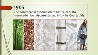 Basic concept of man made fiber | PPTX