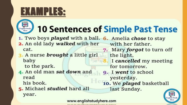 Basic__3_simple_past_tense verbs regular ppt | PPT