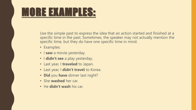 Basic__3_simple_past_tense verbs regular ppt | PPT