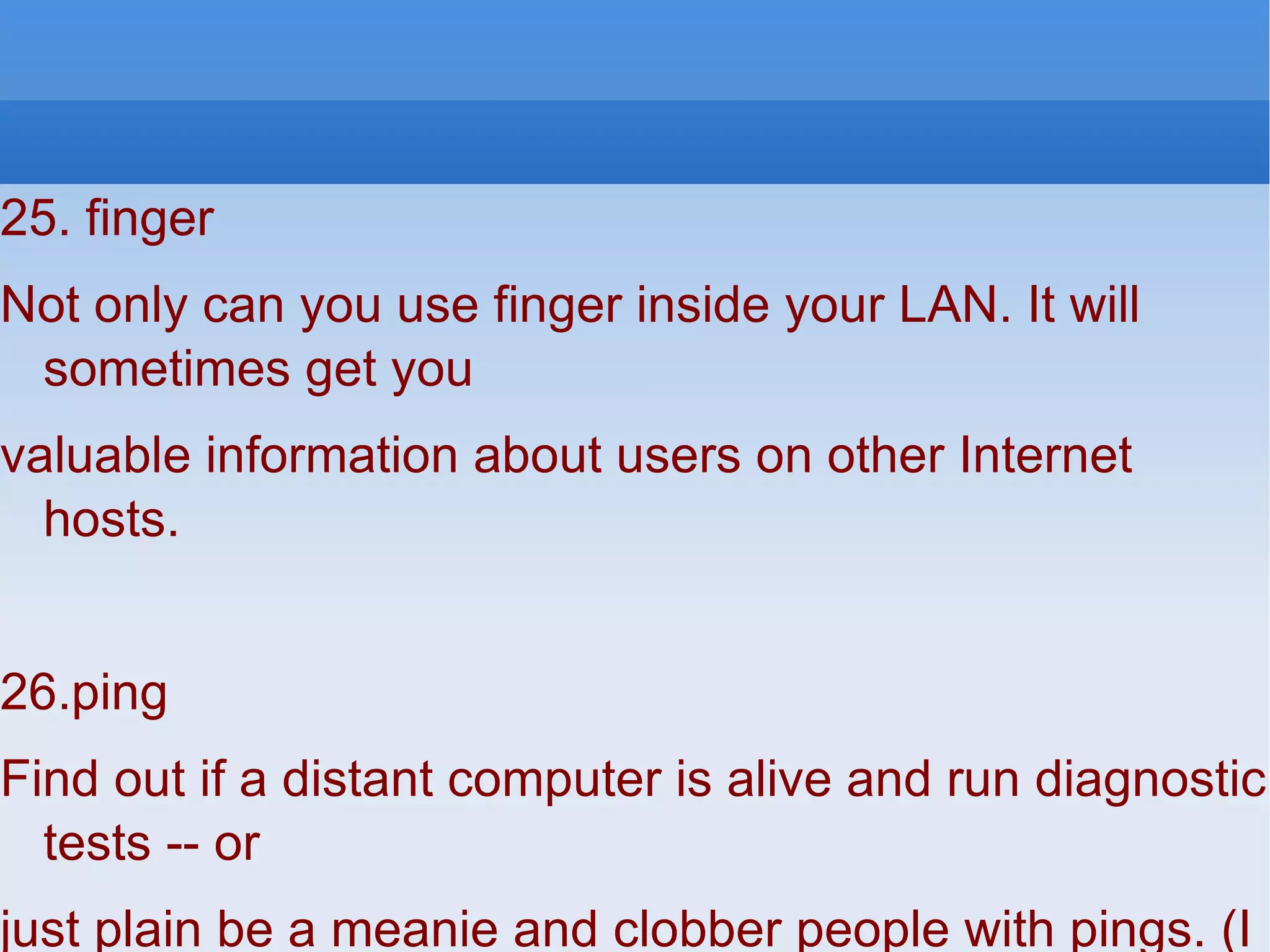 Basic 50 linus command | PPT