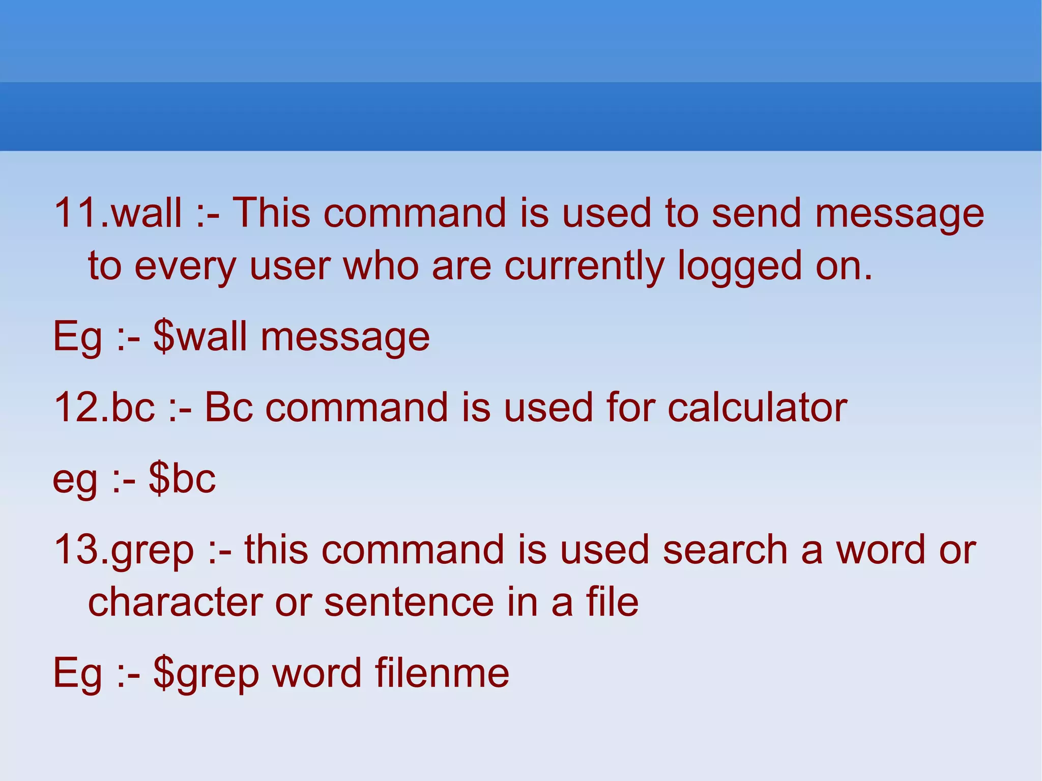 Basic 50 linus command | PPT