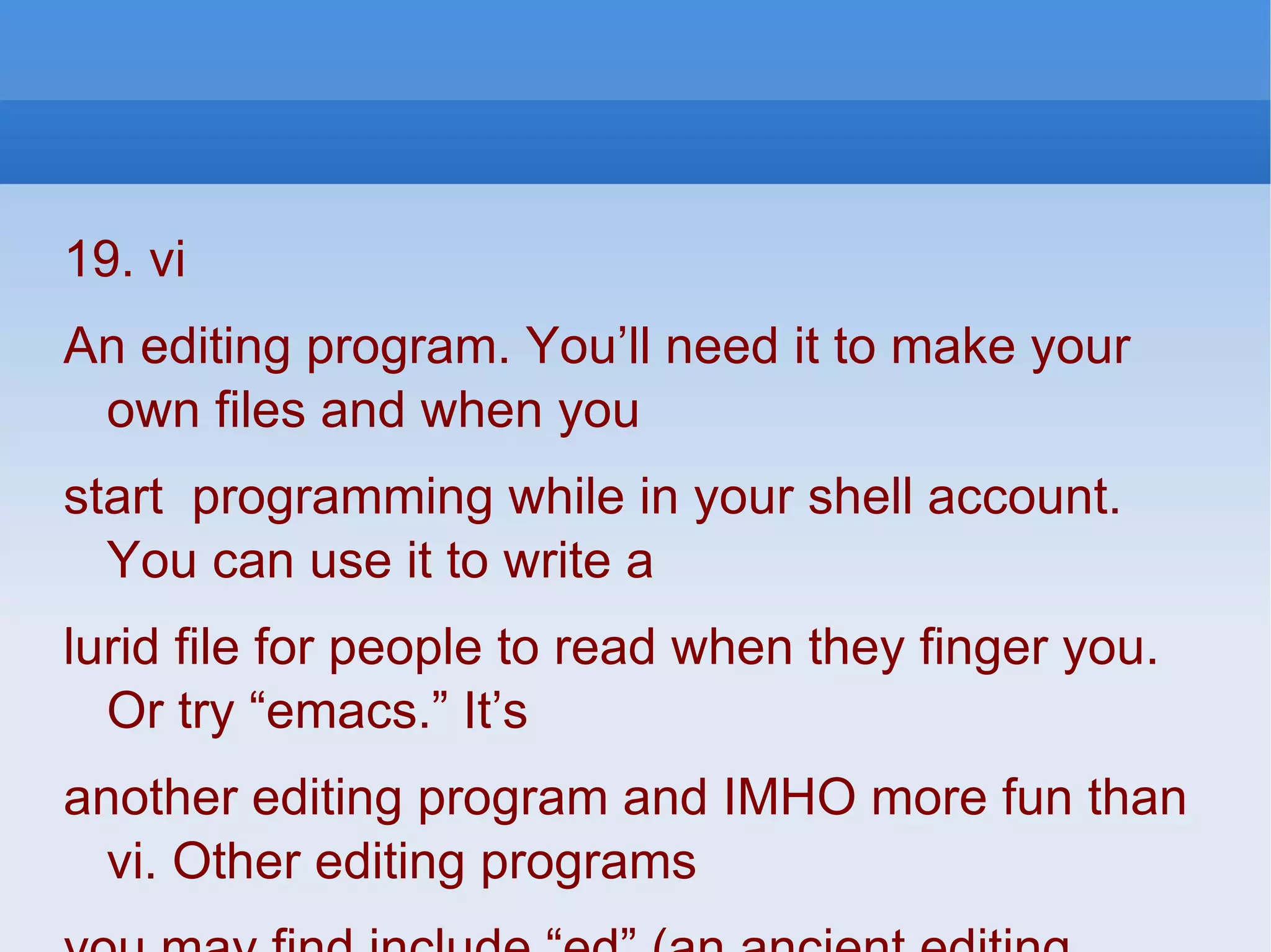 Basic 50 linus command | PPT
