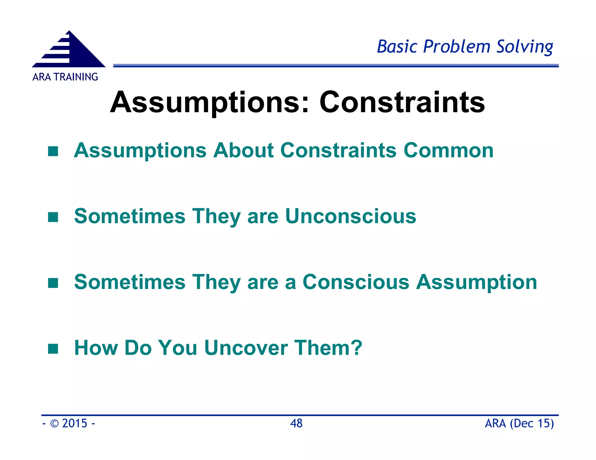 Basic 8D Problem Solving Tools & Methods - Part 1 | PDF