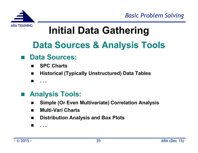 Basic 8D Problem Solving Tools & Methods - Part 1 | PDF