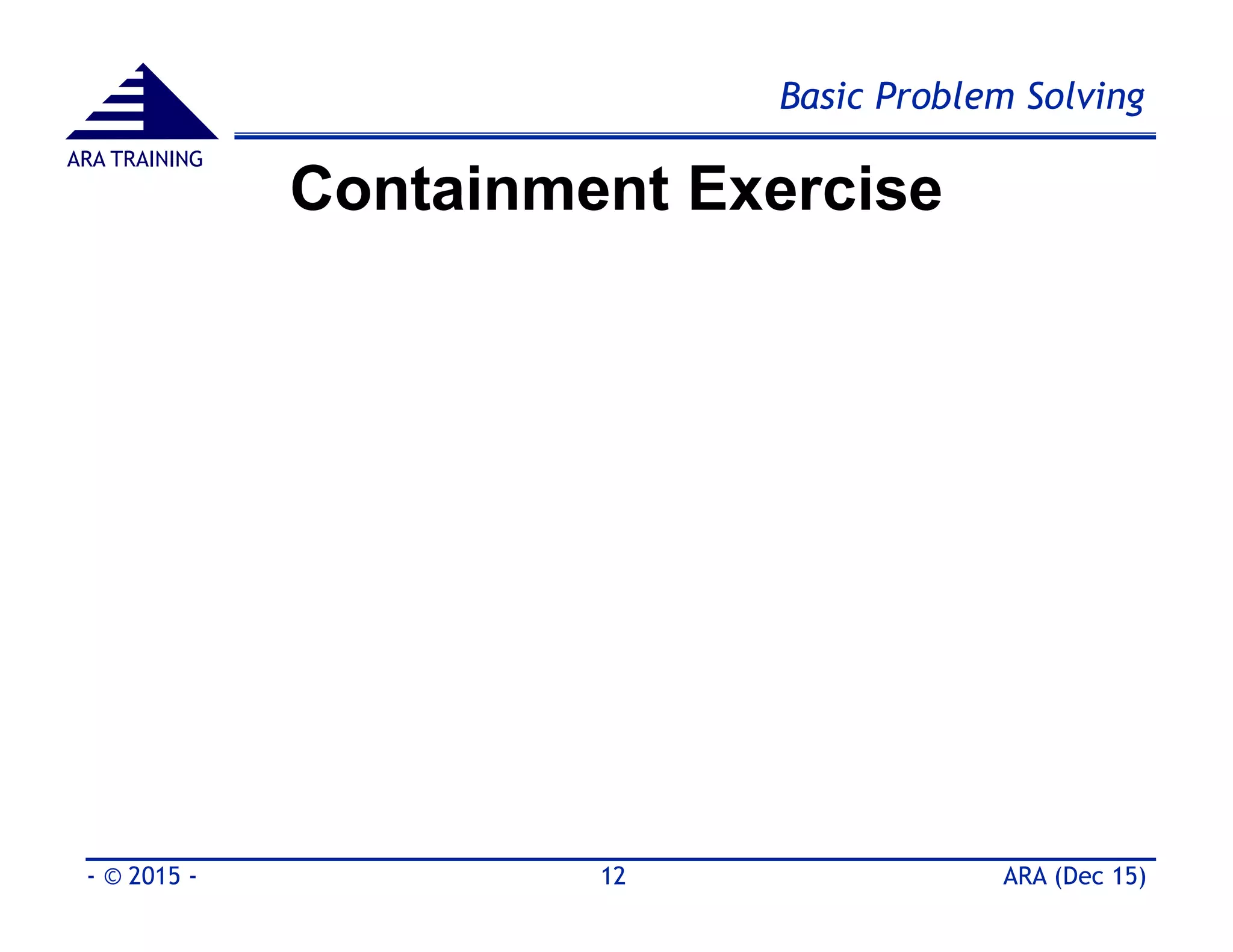 Basic 8D Problem Solving Tools & Methods - Part 2 | PDF