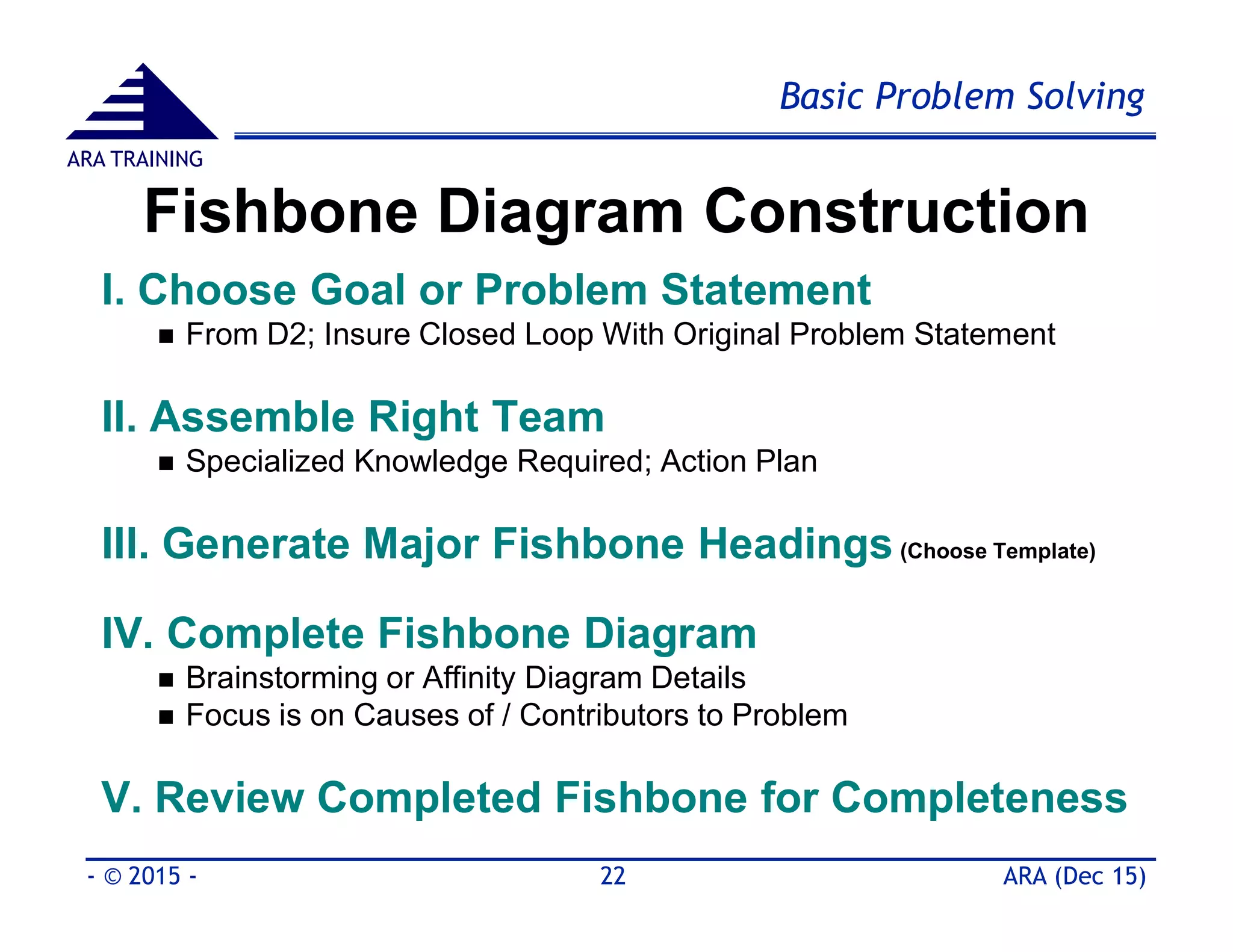 Basic 8D Problem Solving Tools & Methods - Part 2 | PDF