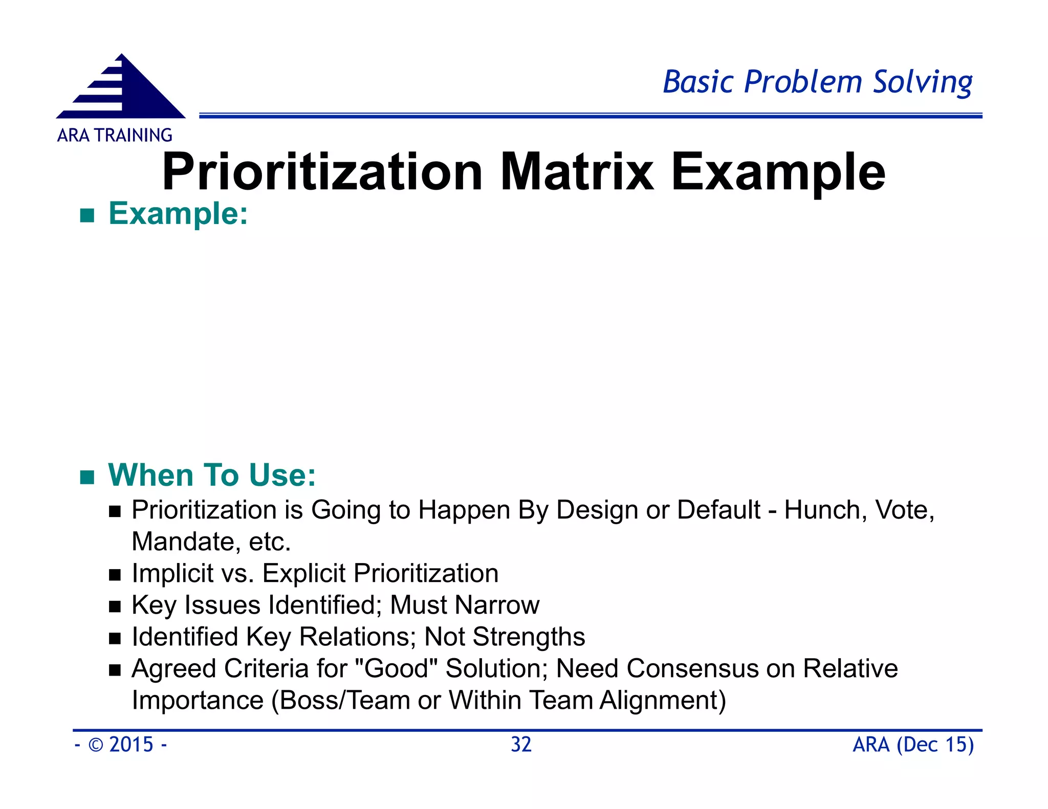 Basic 8D Problem Solving Tools & Methods - Part 2 | PDF